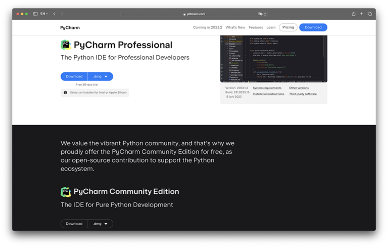 [Python] 00. PyCharm 설치하기 - ColdBrown